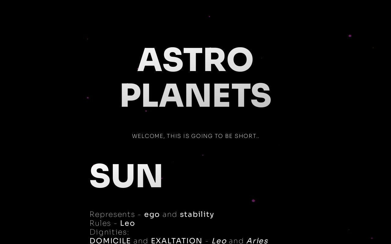 ARSY'S ASTROLOGY SITE